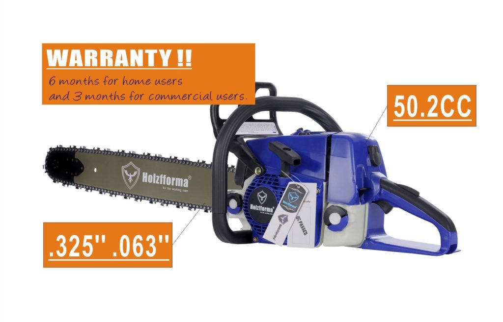 G260 50.2cc Holzfforma Gasoline Chainsaw - Welcome To Farmertec Canada!